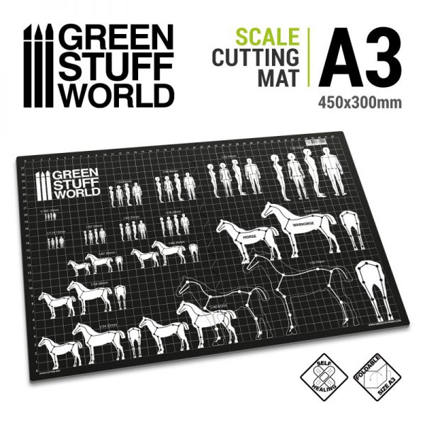 Pad pentru Taiat, Green Stuff World, Scale Cutting Mat A3 | Warhammer ...