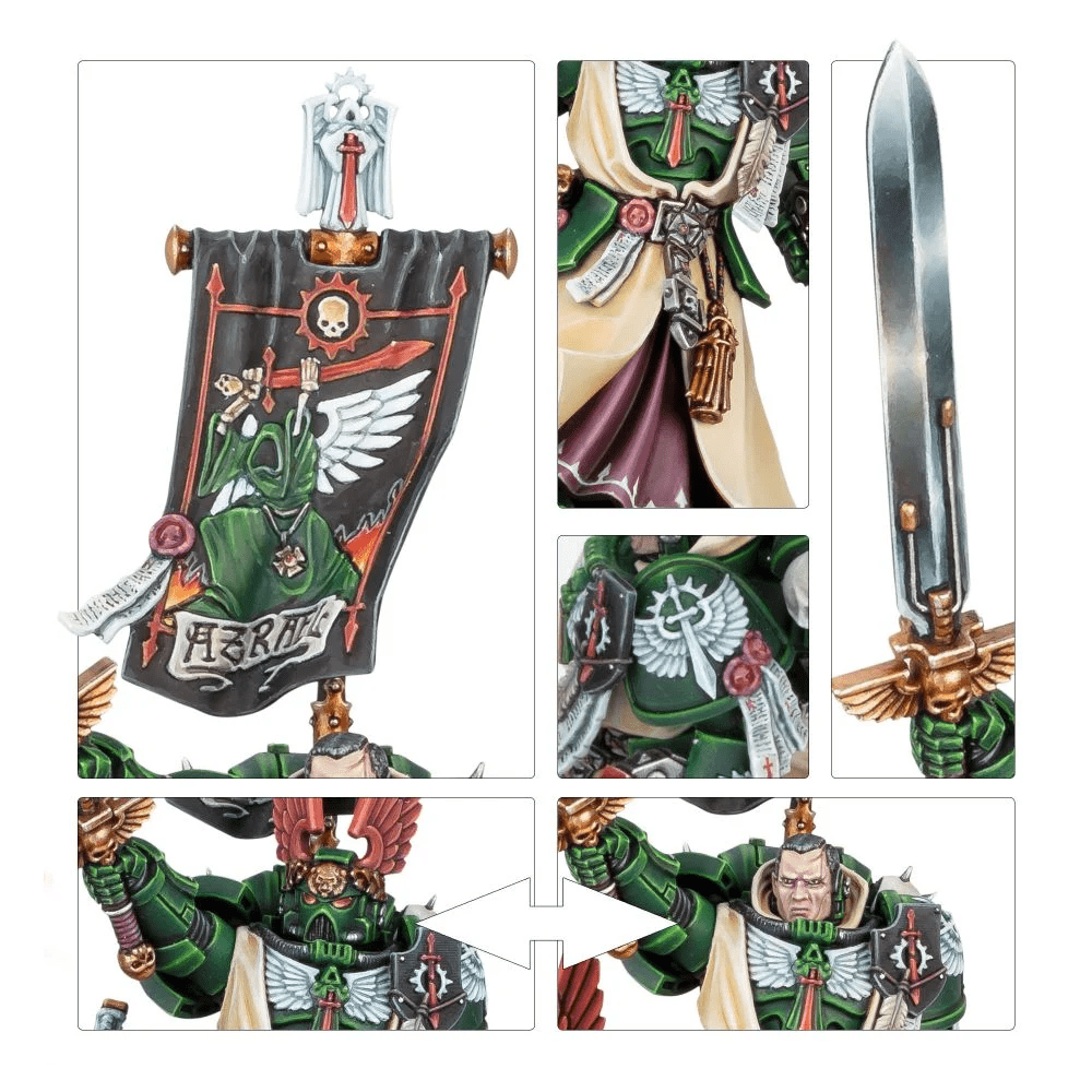 Miniatura Wh40k, Dark Angels Azrael, Supreme Grand Master | Warhammer ...
